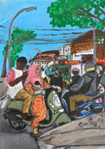 Kunstwerk ‘Sharvin on the streets in Bali’ - Queer Geschiedenismaand